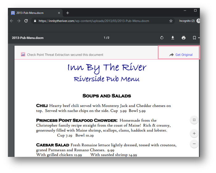 Threat Extraction – A Preventive Method for Document-Based Malware ...
