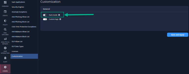Dashboard Dark Mode Theme - Check Point Blog