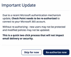 Upgrade to Microsoft Modern Authentication – Re-Authorization Required for Some Tenants - Check ...