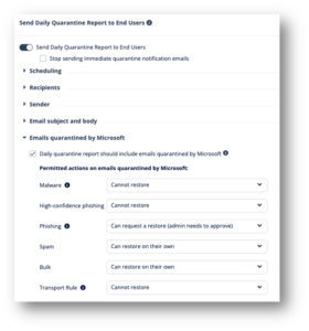 Unified Quarantine - Admin and End User View of All Emails Quarantined ...