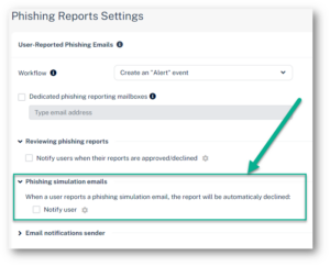 Automated Feedback to End Users Reporting Phishing Training Emails ...